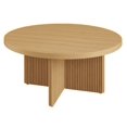 Better Homes & Gardens Lillian Fluted Coffee Table, Natural Pine Finish ...