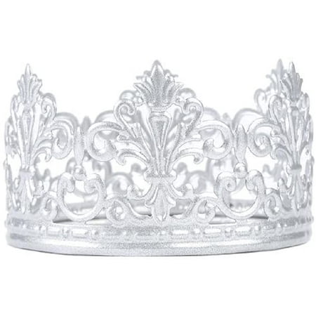 Vintage Silver Crown Cake Topper, Happy Birthday Cake Topper Cake ...