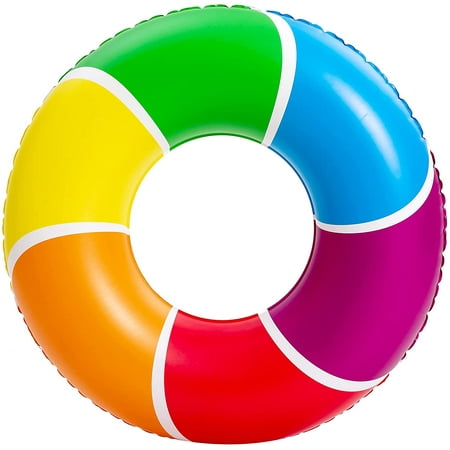 Kids Adult Inflatable Pool Rings, Pool Tube Swimming Pool Floating Toys ...