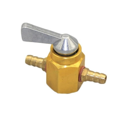 HEIBIN Universal 6mm In-line Petrol / Fuel Tap Motorcycle On-off Fuel ...