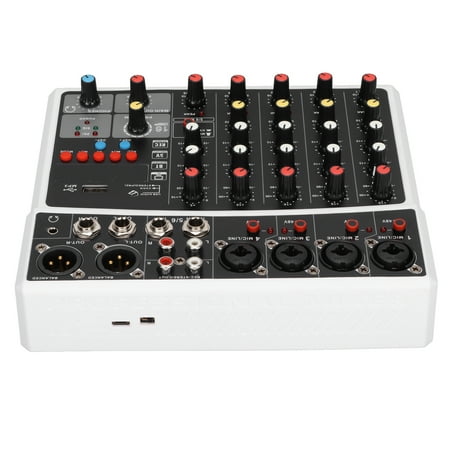 SoundBoard Mixer, Multifunction Audio Mixer For DJ For Live Streaming ...