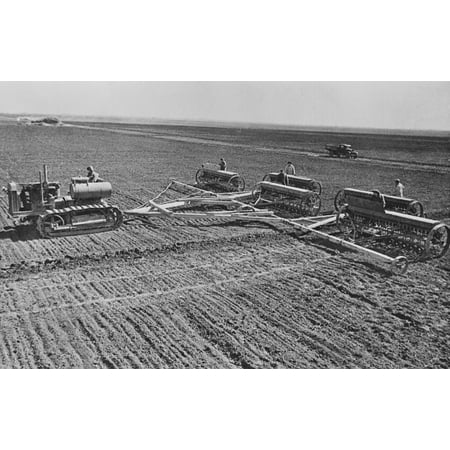 Sowing On A Communist Collective Farm On The Steppes Of The Ukraine ...