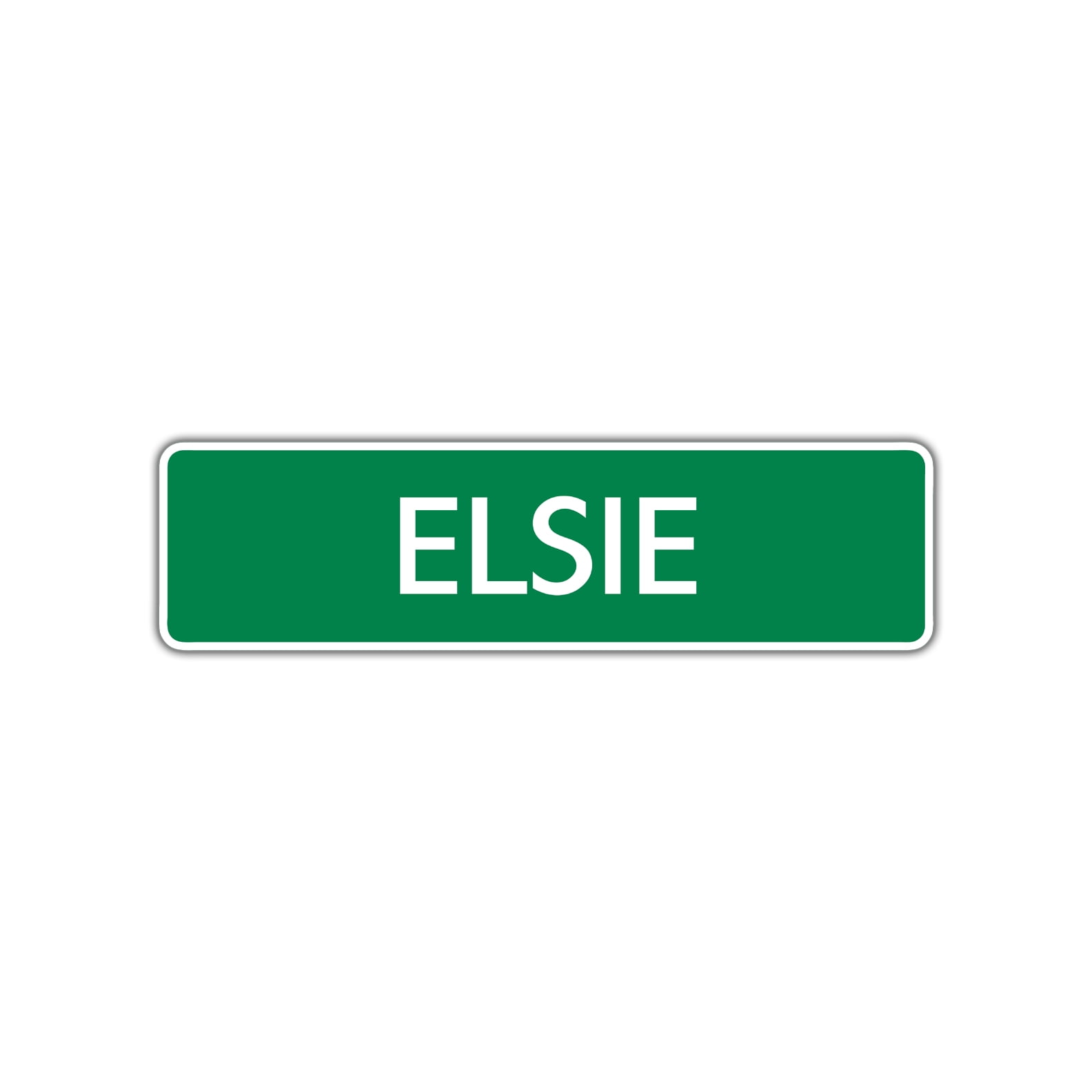 Elsie Girls Children Name Letter Printed Label Indoor Outdoor Wall ...