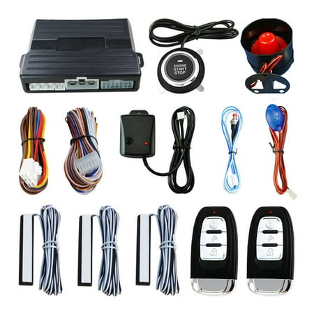 PKE Car Alarm System With Keyless Entry Remote Engine Start Keyless ...