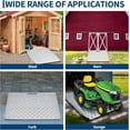 29 In x24 In Heavy Duty Shed Ramp 750LB Capacity Steel Anti-Slip Punch ...
