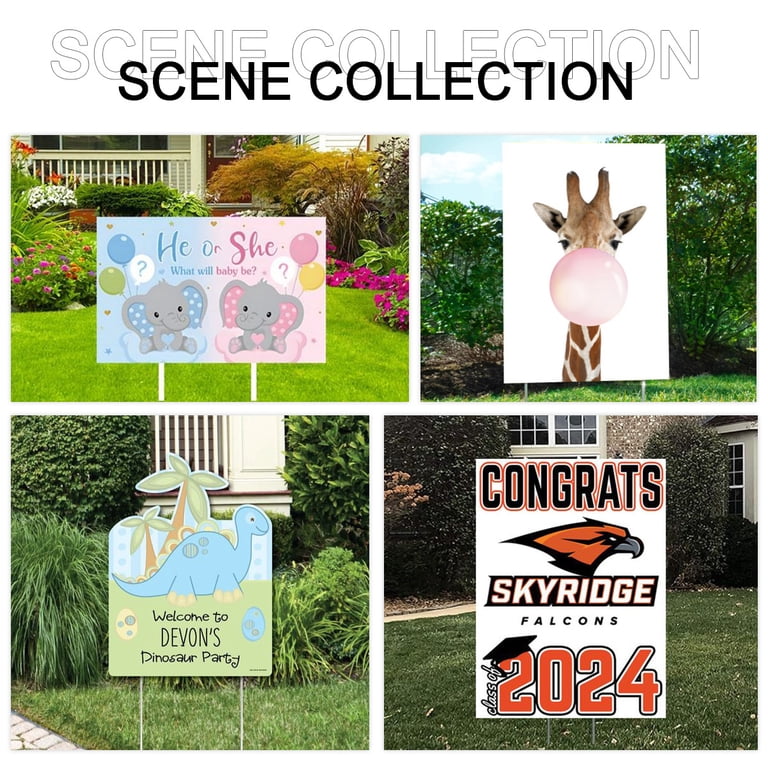 Cartoon Yard Sign
