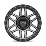 KMC Aluminum Rim KM544 MESA 20X9in Satin Black with Gray Tint Finish ...