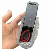 Hide-a-Spare-Key Fake Rock - Looks & Feels like Real Stone - Safe for ...