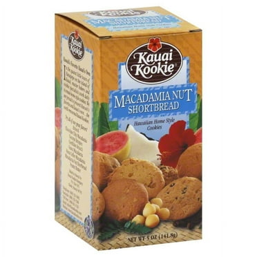 Kauai Kookie Kona Coffee Macadamia Hawaiian Style Cookies, 5 Oz ...