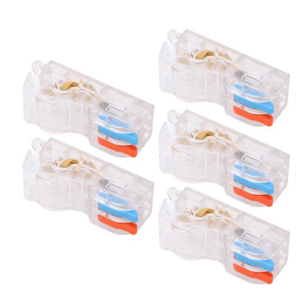 Lever Wire Connectors, Flame Retardant Insulation 250V Brass Contacts ...