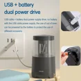 Deli Electric & Battery Pencil Sharpener, Automatic with Adjustable ...