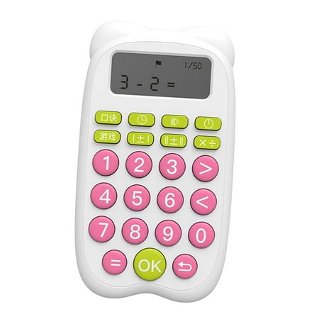 Electronic Calculator 10 Digit Display Early Math USB Rechargable ...