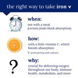 Doctor's Best Iron Tablets, 27mg ,120 Ct - Walmart.com