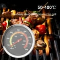 Angmile Charcoal Grill Temperature Gauge, Stainless Steel, Waterproof ...