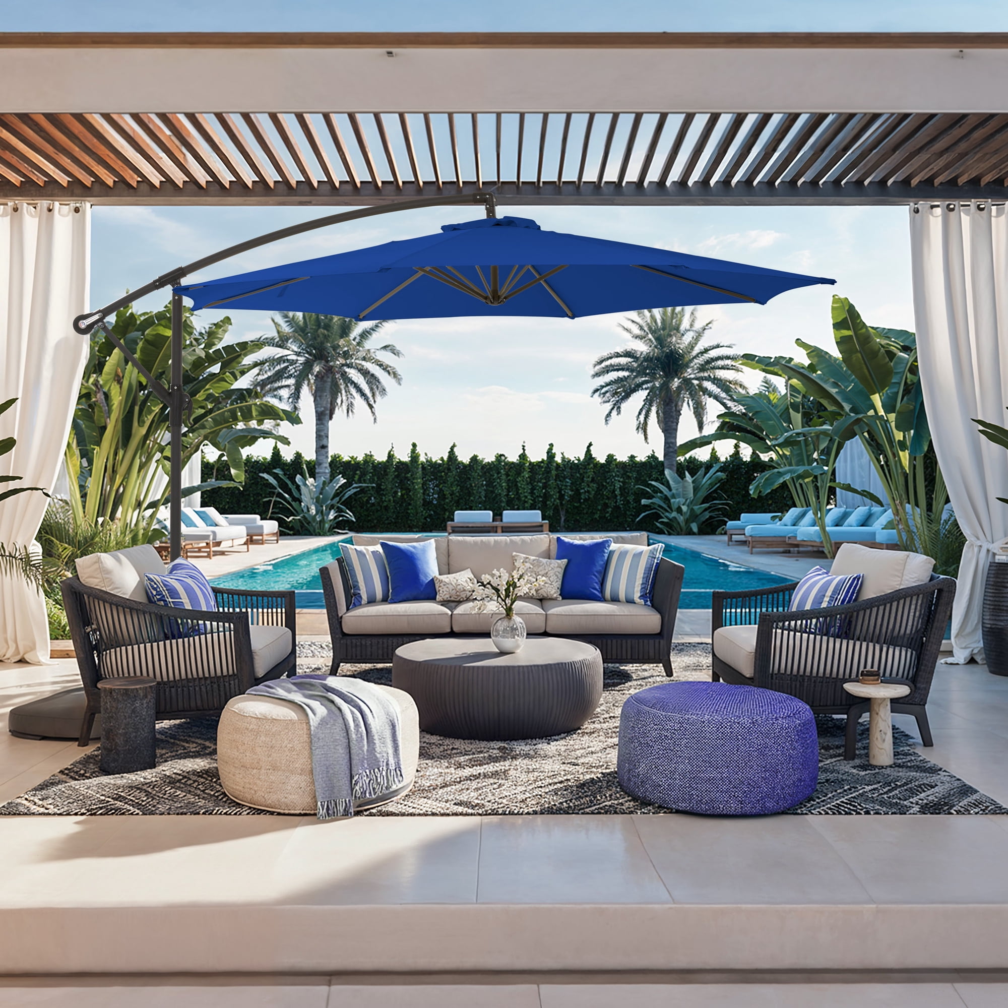 Click here for Corliving 9.5ft Tilting Cantilever Outdoor Patio U... prices