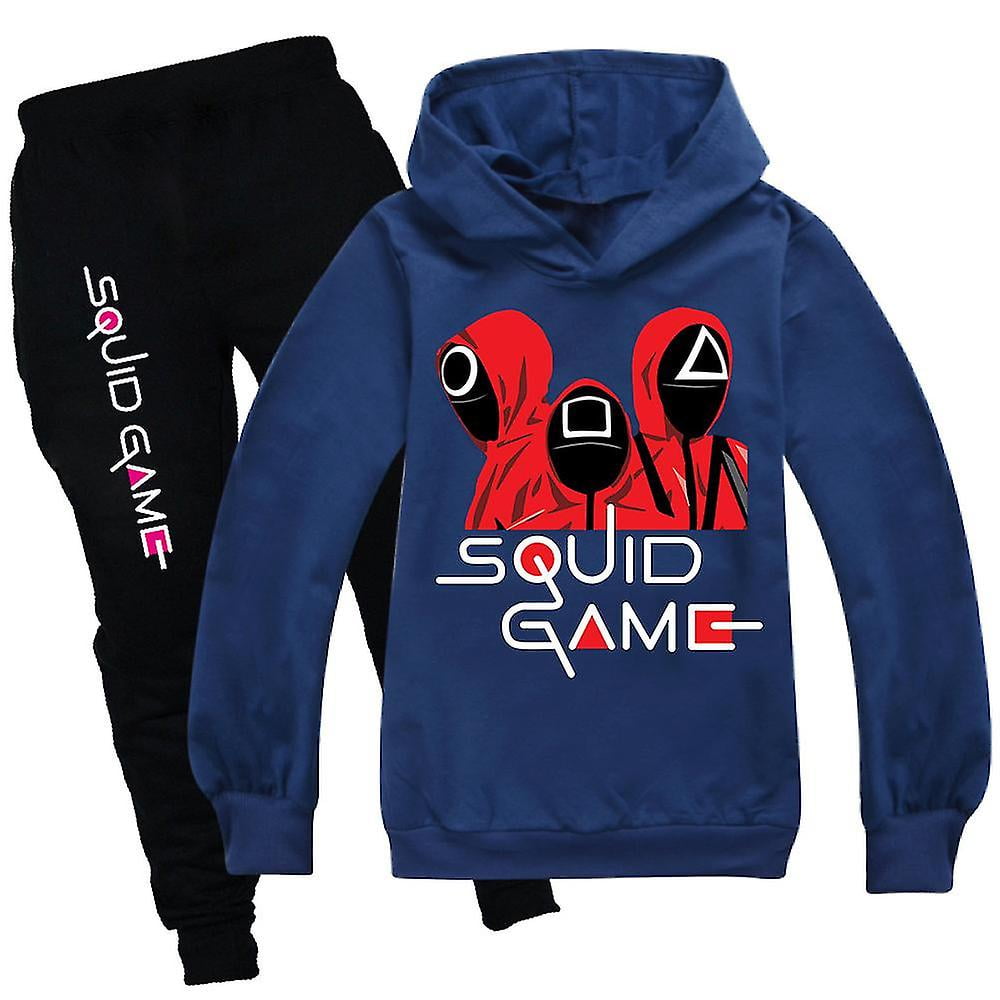 Click here for Youyou Squid Game Unisex Kids Hooded Hoodie Tops+T... prices
