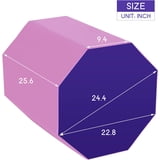 CL.HPAHKL Gymnastics Octagon Mat 24"x26" Skill Shape Tumbling ...