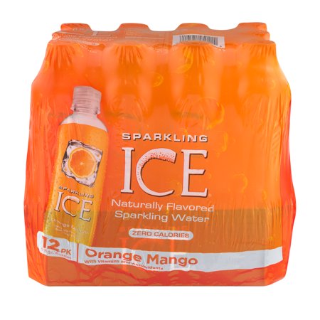 Sparkling Ice Naturally Flavored Sparkling Water Orange Mango - 12 CT - Walmart.com