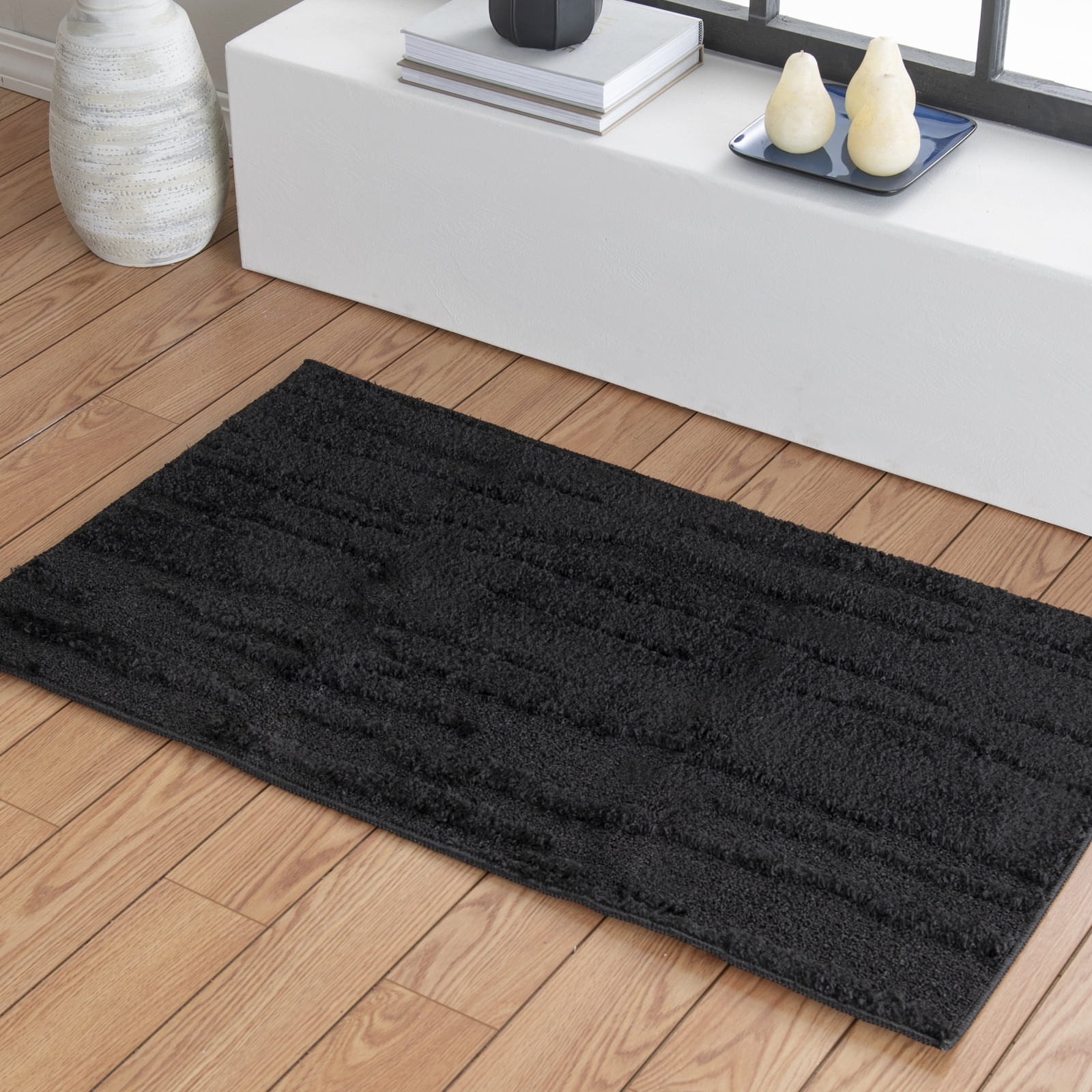 Click here for Natco Athen Ripley Black 26X45 Washable Area Rug 2... prices