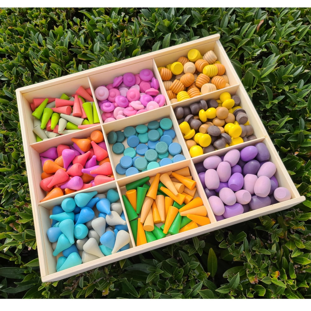 Click here for Ifit Montessori 324 Pcs Mandala Loose Parts Full S... prices