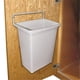 FEDWB 975W KV Door Mounted Waste Bin For Vanity 9 qt., White - Walmart.com