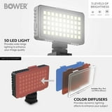 Bower 50 LED Photo/Video Light with Phone Mount Holder; Black - Walmart.com