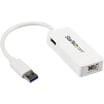 StarTech.com USB 3.0 to Gigabit Ethernet NIC Network Adapter with 3 ...