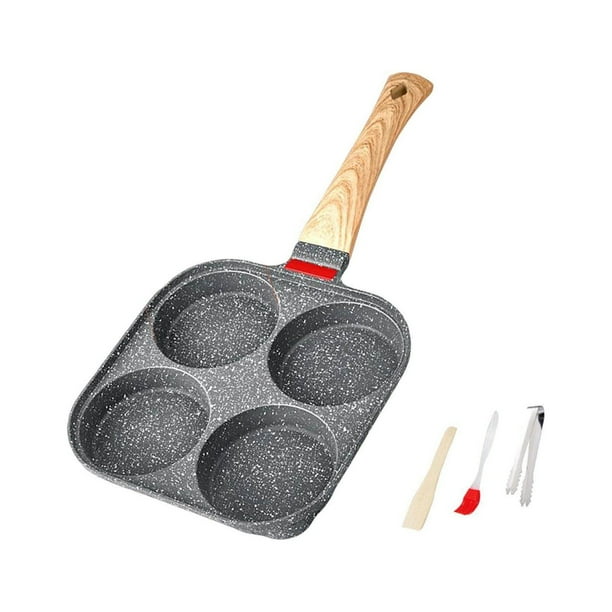 Thickened Mini Egg Frying Pan Skillet Fried Egg Cooker Hole Omelet Pan ...