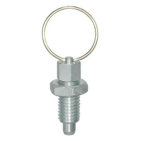 Index Plunger with Spring Loaded Retractable Locking Pins M10 10mm Flat ...