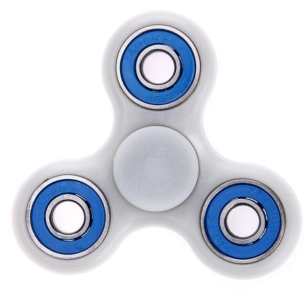 Peggybuy 6 Colors Tri-Spinner Fidget Toy Plastic EDC Hand Spinner Night ...