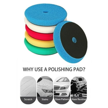 6 Inch Buffing Polishing Pads 5Pcs for 6 Inch Backing Plate, Compound ...