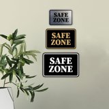 Signs ByLITA Classic Framed, Safe Zone Sign (Blue) - Small - Walmart.com