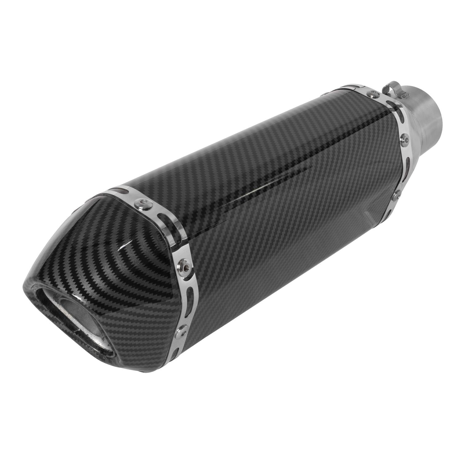 Escape para moto Kinlley tipo fibra Carbono 35/51mm Negro | Walmart en ...