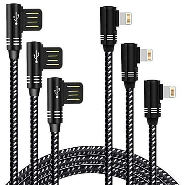 2 Meter Phone Charger Cable, 6FT Nylon Braided USB Fast Charging Cable ...