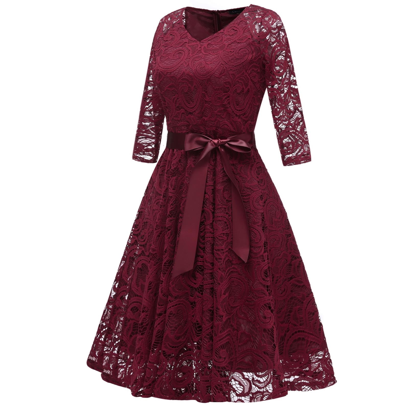Click here for Cameland Women Floral Lace Short Bridesmaid Dress... prices