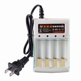 MDHAND 4 Slot Alkaline Battery Charger with Indicator for AA/AAA ...