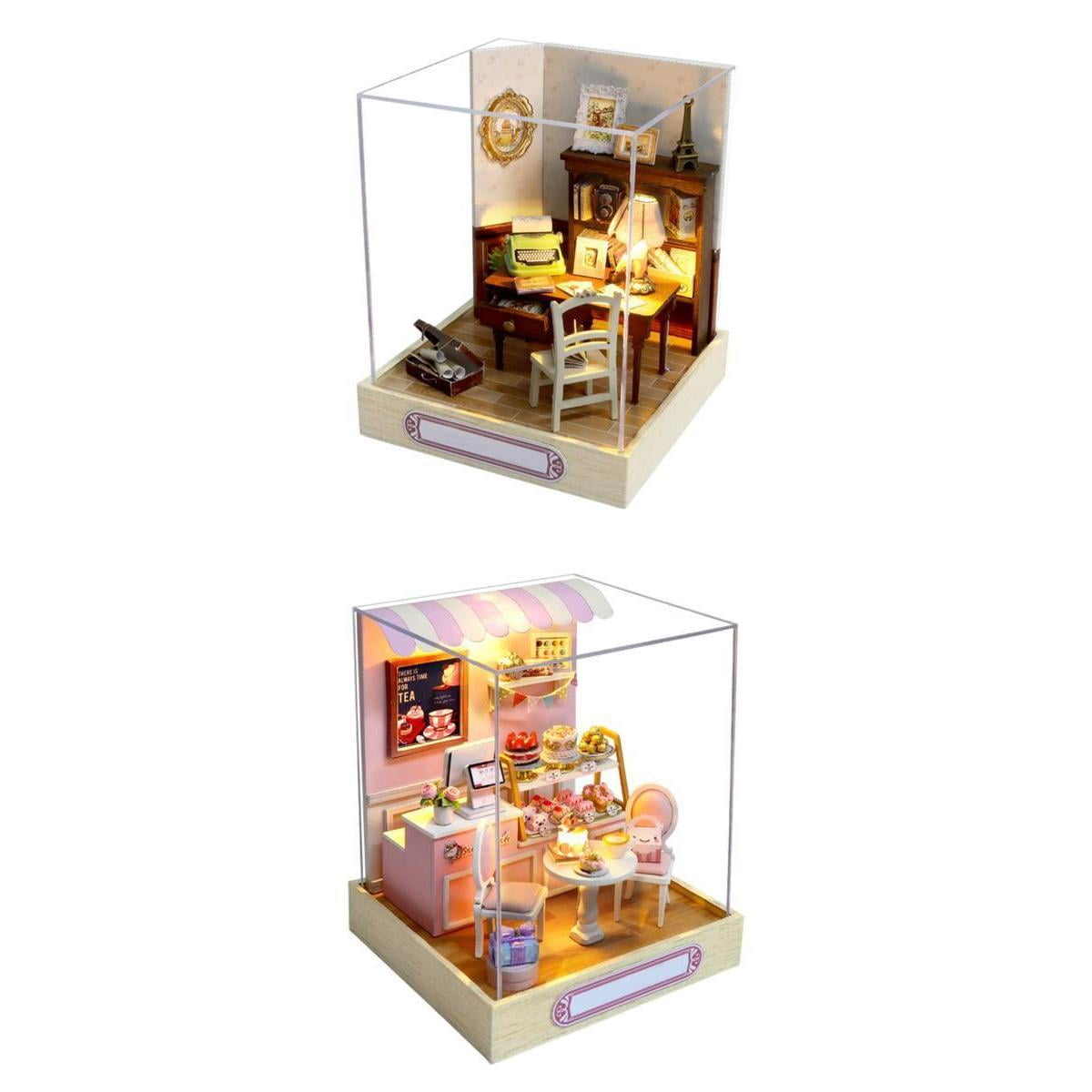 Paquete de 2 ebles de Artesanales de Construcción de con Luces LED ...