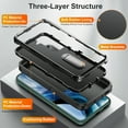 for Samsung Galaxy S22+ S22 PLUS Heavy Duty Kickstand Phone Case ...