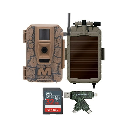 Muddy Pro Cam 16MP Trail Cameras, 18 IR Emitters, 0.7s Trigger Speed, 4 ...