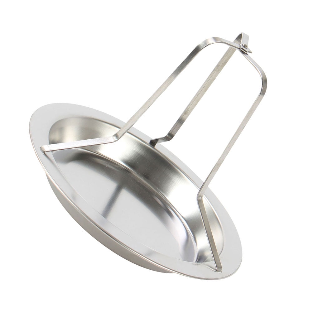 Chicken Holder Pan Stainless Steel Outdoor Camping BBQ Upright Grilled ...