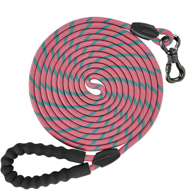 NTR Long Leash, 15 FTDog check cord with Swivel Lockable Hook and ...