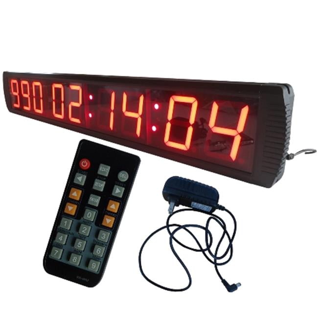 DLC IN7T4R 4 inch High Character LED Digital Days Countdown & Up Clock ...