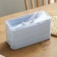 Jpxdew Leakproof Stackable Bento Box Set Clearance,8x4x5in,Beige Straw ...