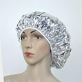Aluminum Foil Hair Hat Hot Oil Hair Treatment Cap Foil Hair Cap 12Pcs ...