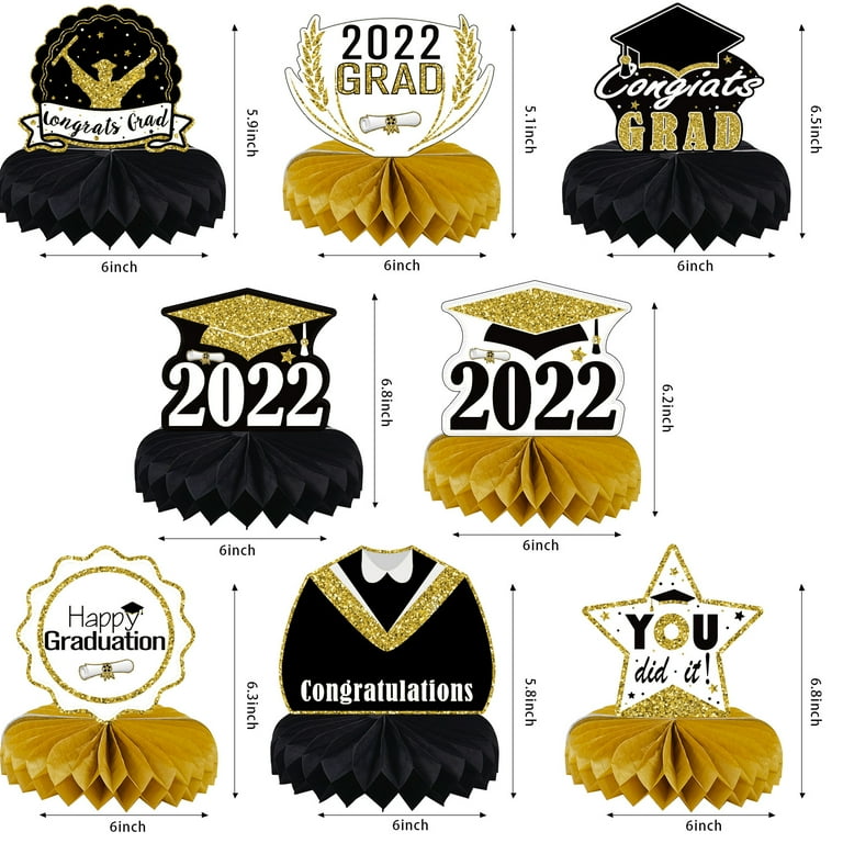 2022 Graduation Table Decorations