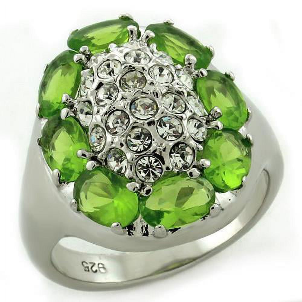 Click here for Zawadee High-Polished 925 Sterling Silver Ring Wit... prices