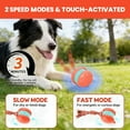 Smart Interactive Dog Ball with Tug Rope, Motion Activated Self-Rolling ...
