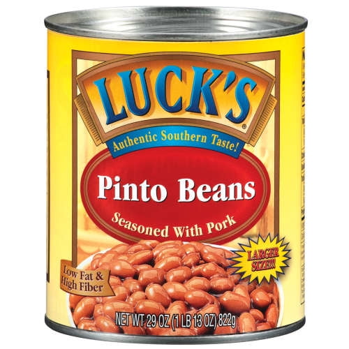 Luck's - Pinto Beans - Seasoned With Pork - 29 Oz. Can - Walmart.com
