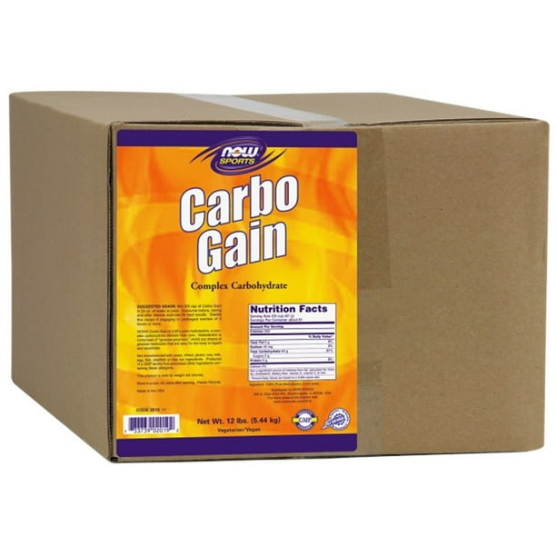 NOW Foods Carbo Gain - 12 lbs. - Walmart.com