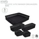 Simplify 5 Pack Multi-Sized Plastic Organizing Storage Basket Set ...